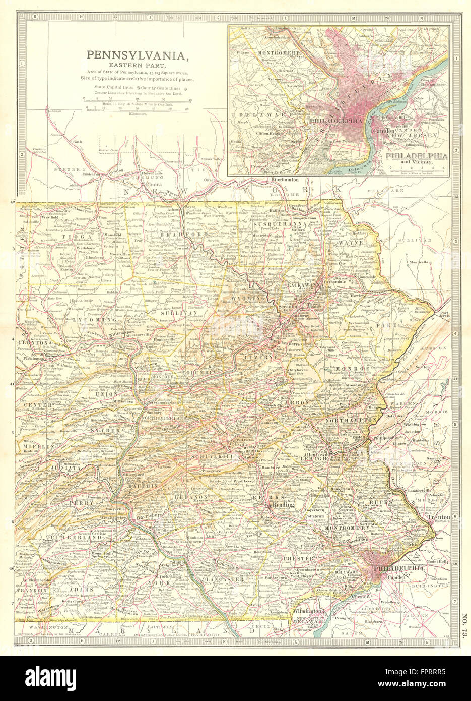 eastern pennsylvania map