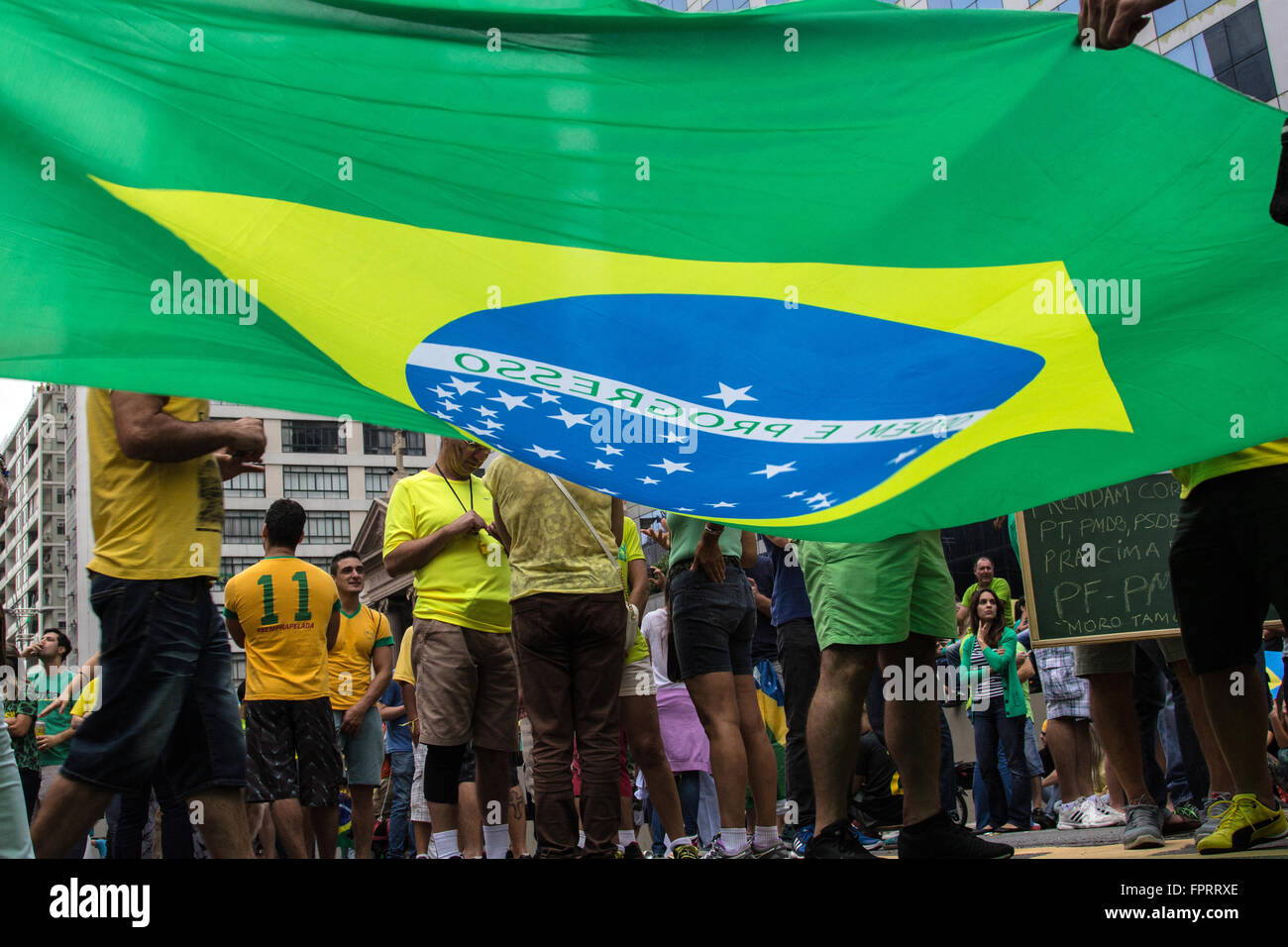 Sao paulo brazil protest hi-res stock photography and images - Alamy
