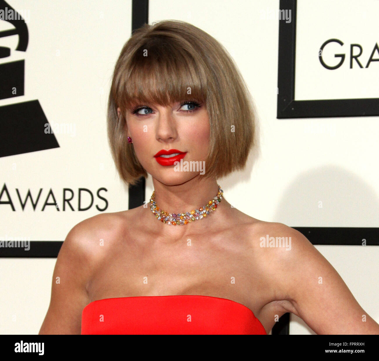 58th Annual GRAMMY Awards 2016 - Arrivals held at the Staples Center ...