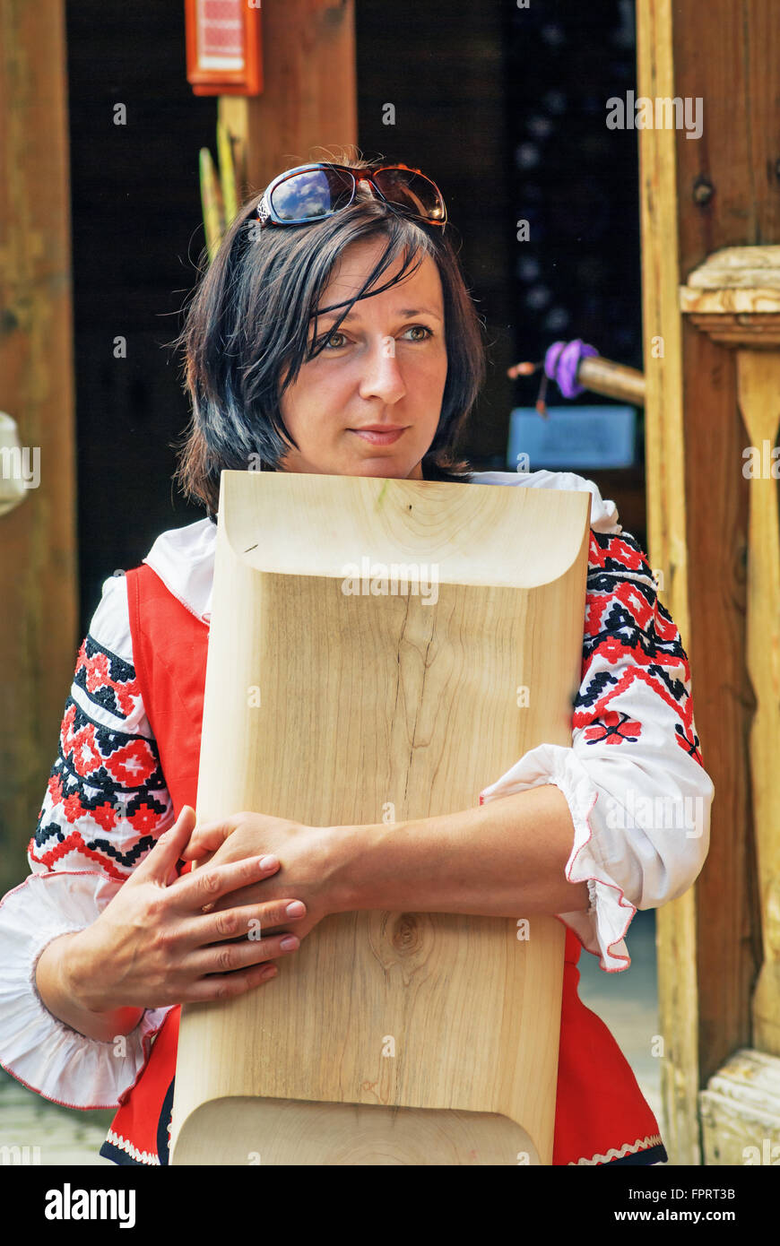 The folk master-woman and their works. The fair of folk crafts and arts ...