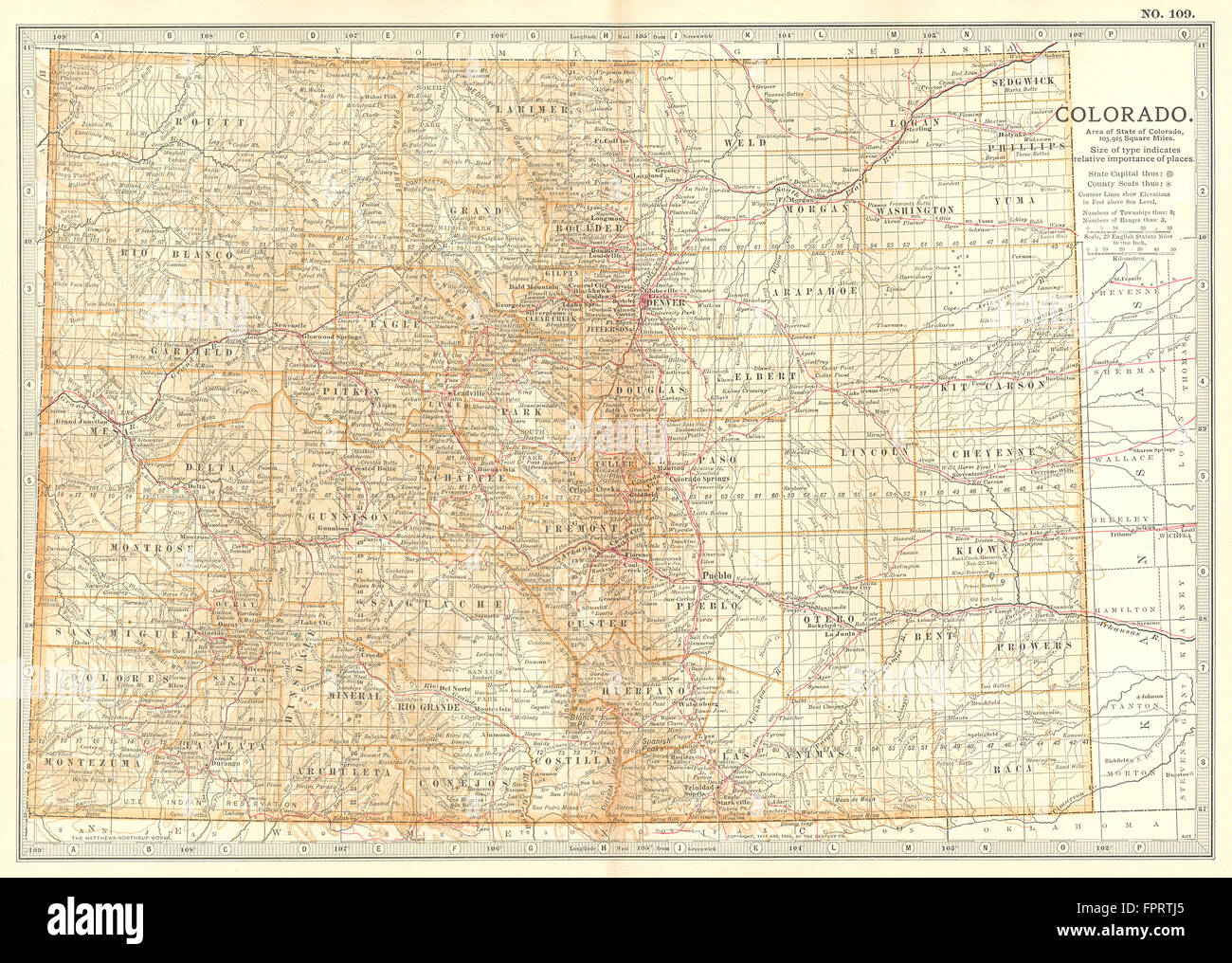 Sand Creek Battle Map
