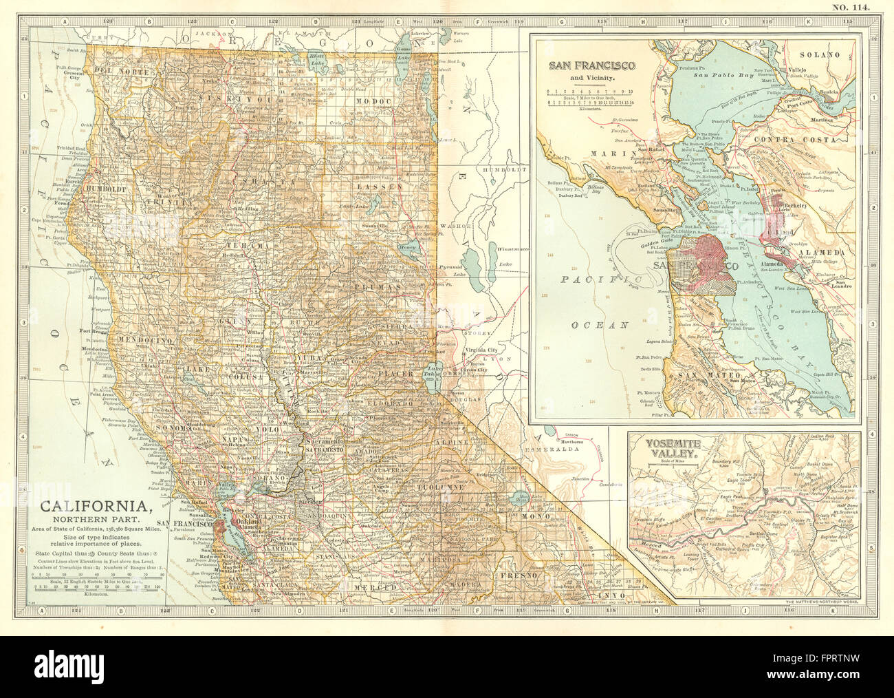 California counties hi-res stock photography and images - Alamy