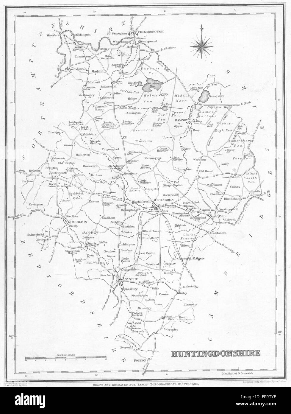 Huntingdonshire england Black and White Stock Photos & Images - Alamy