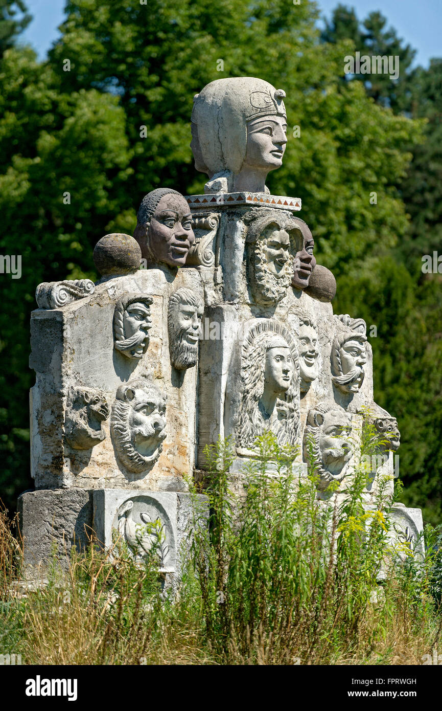 Grotesque sculptures in mixed styles of several epochs by Max ...