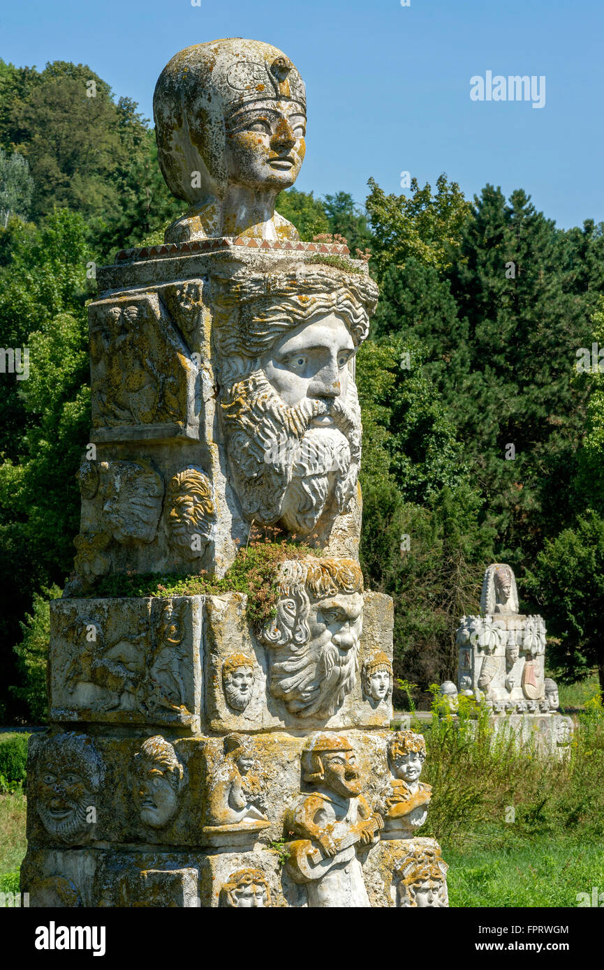 Grotesque sculptures in mixed styles of several epochs by Max ...