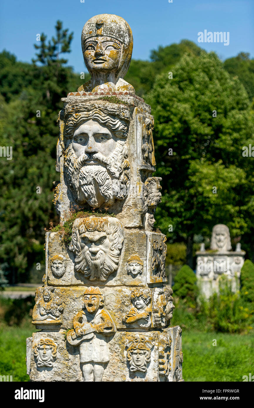 Grotesque sculptures in mixed styles of several epochs by Max ...