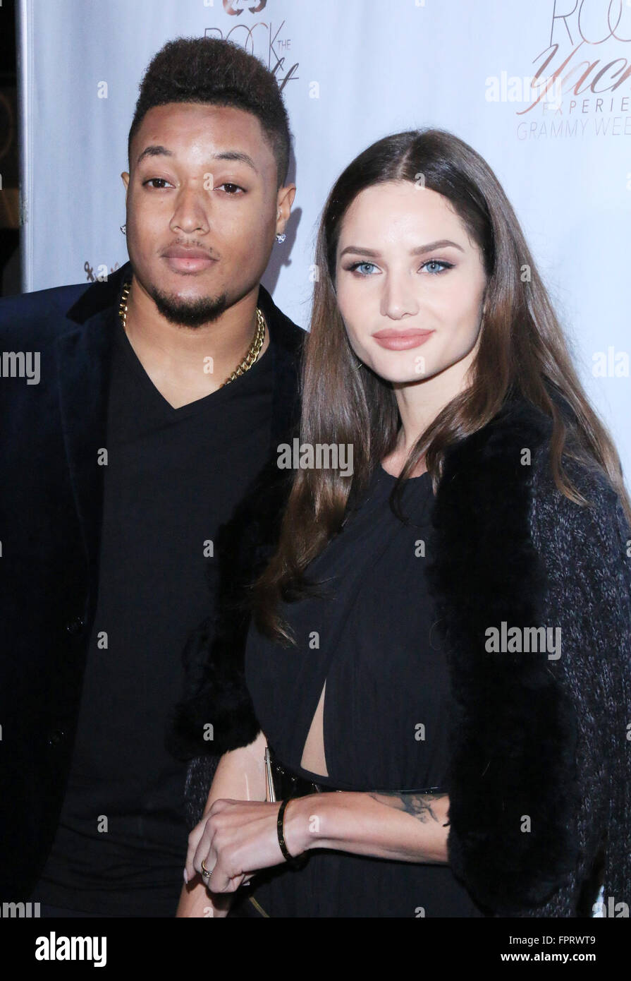 Rock The Yacht Experience Grammy Red Carpet Featuring: Derrick Whitney ...