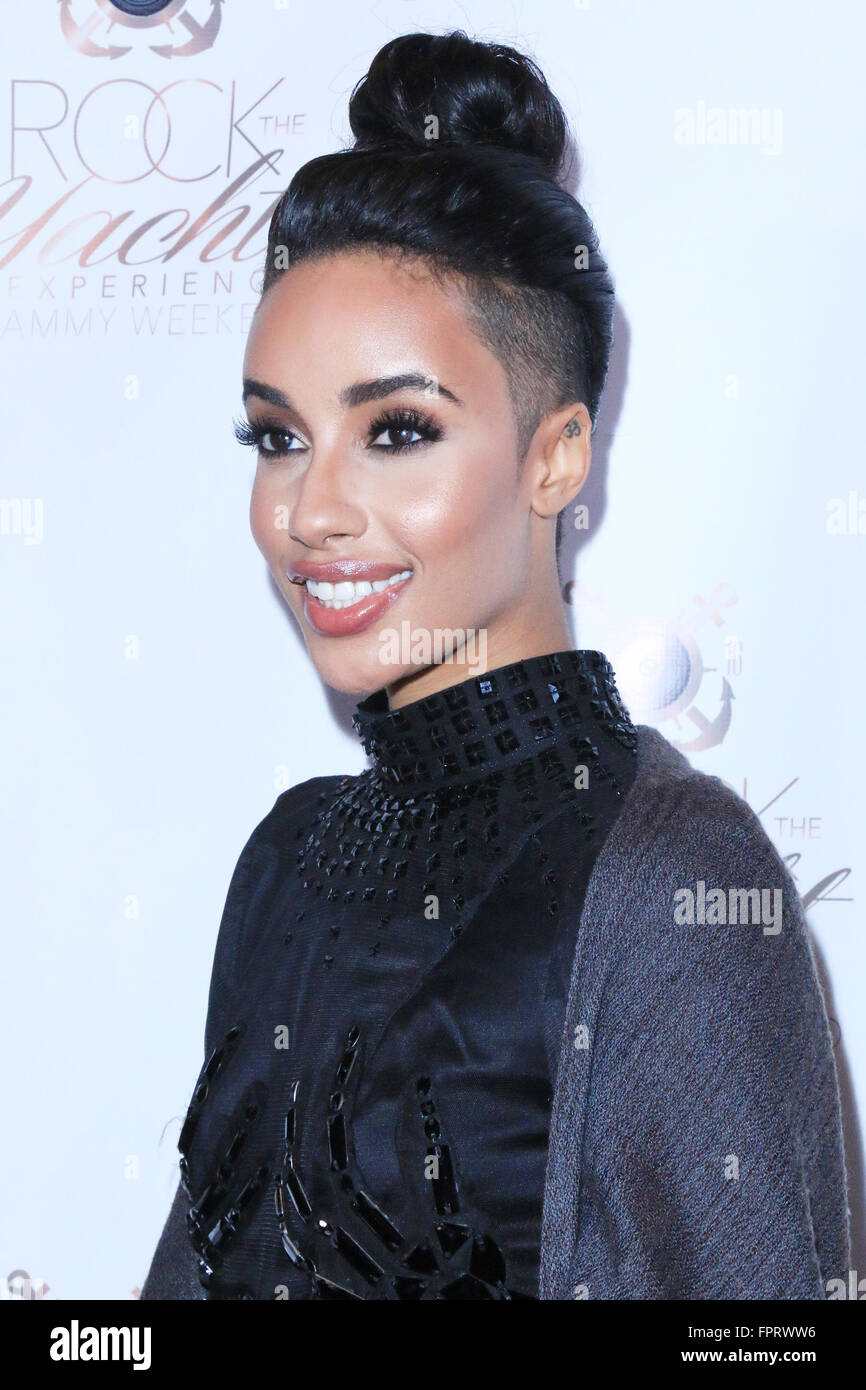 Rock The Yacht Experience Grammy Red Carpet Featuring: Azmarie Where ...