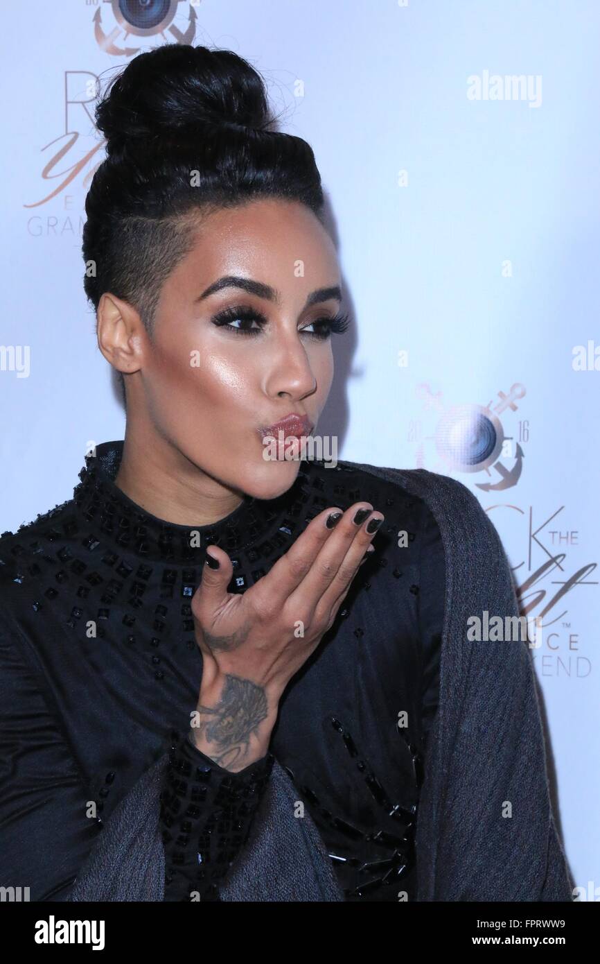 Rock The Yacht Experience Grammy Red Carpet Featuring: Azmarie Where ...