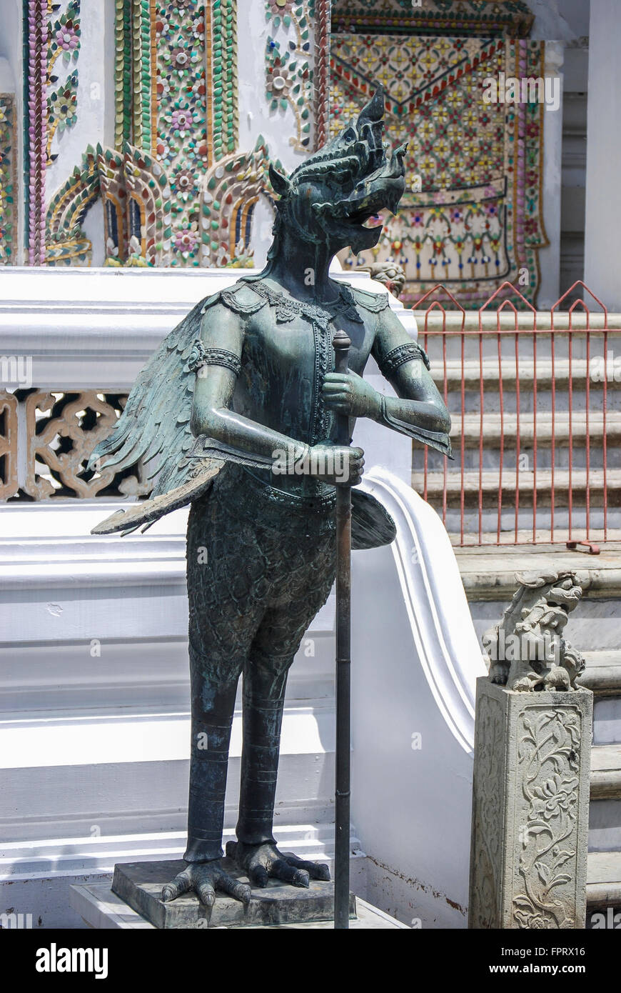 Mythical beast statue, Royal Palace, Bangkok, Thailand Stock Photo - Alamy