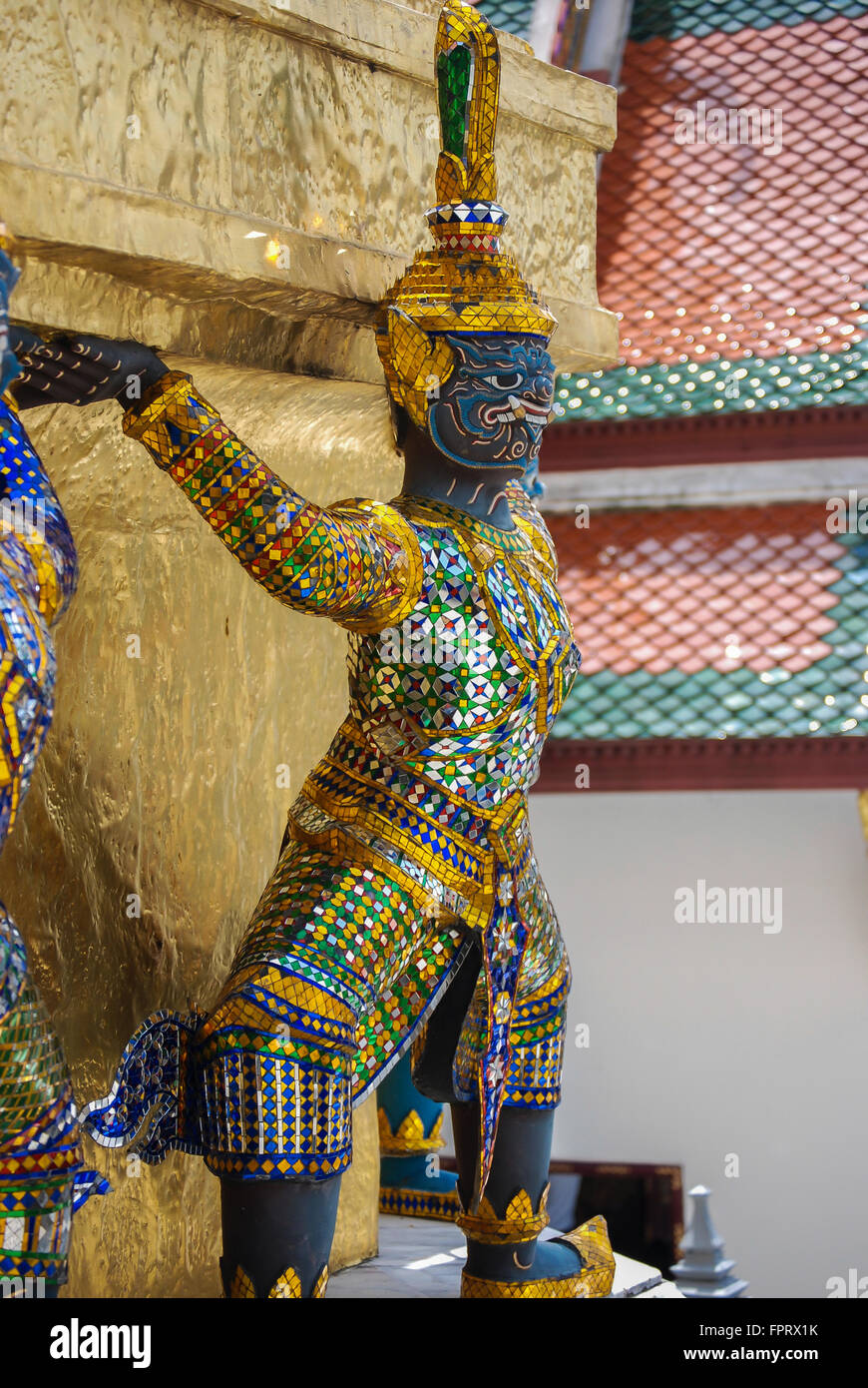 Mythical beast at the King's Palace in Bangkok, Thailand Stock Photo ...