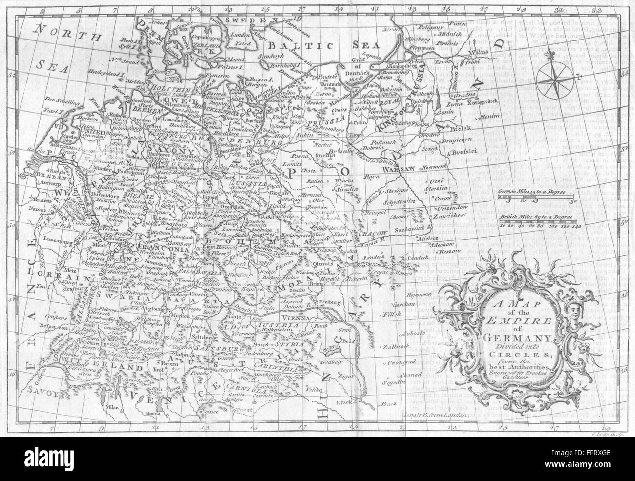 1782 map Black and White Stock Photos & Images - Alamy