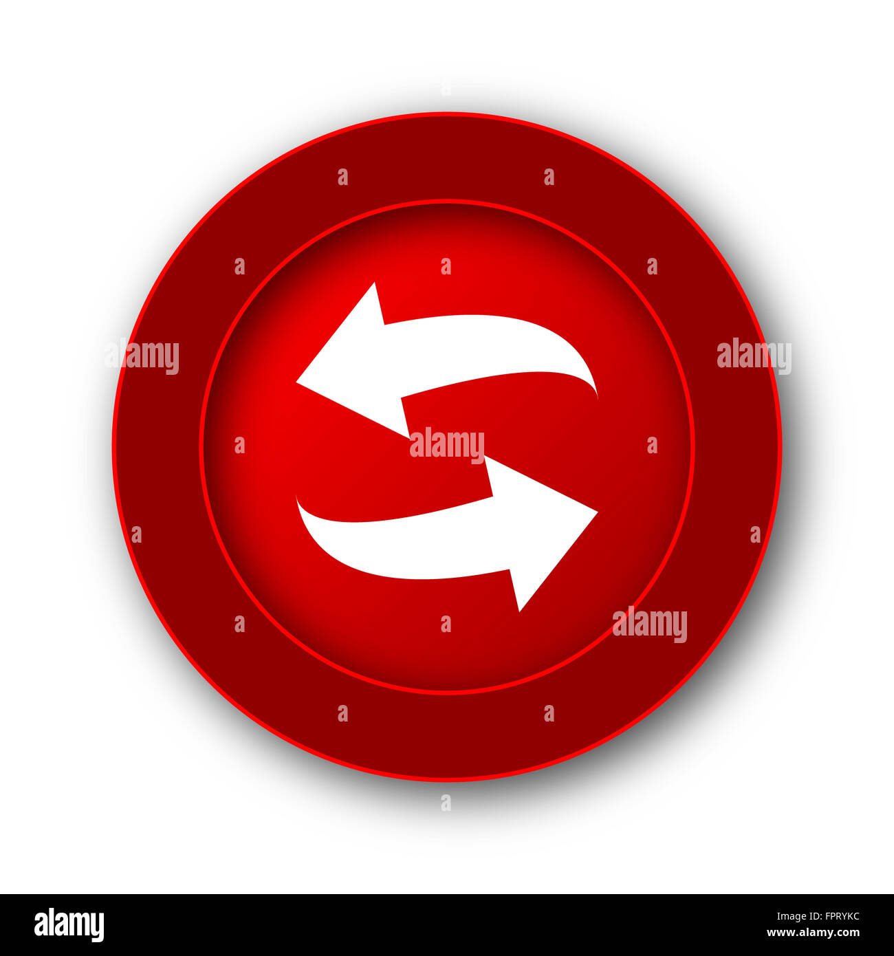 Swap icon. Internet button on white background Stock Photo - Alamy