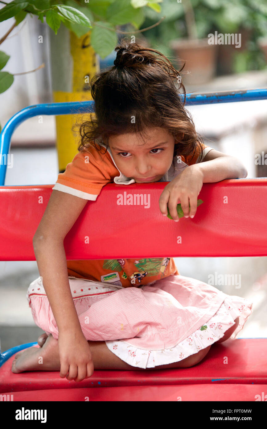 Little girl staring Stock Photo - Alamy