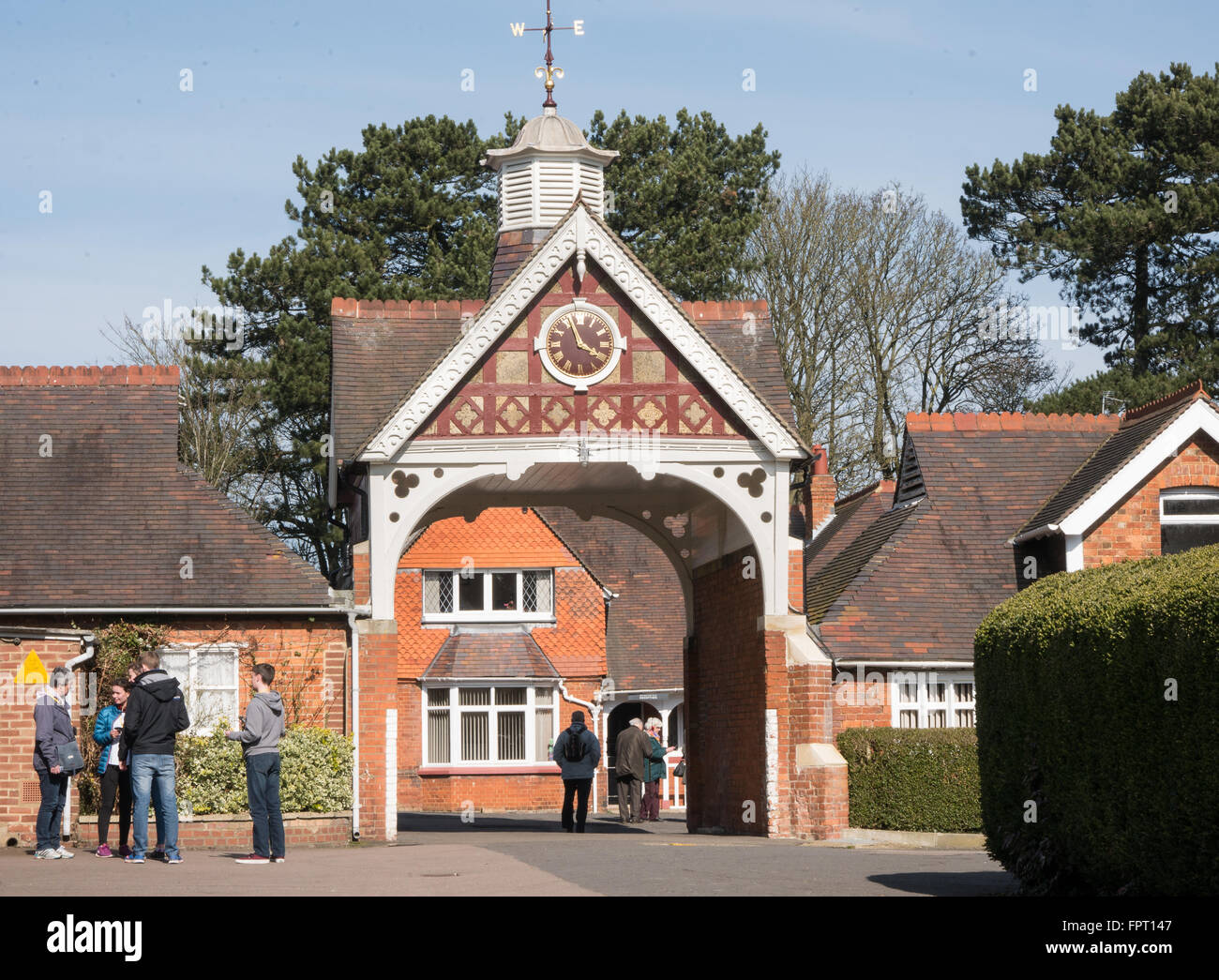 Visitors at Bletchley Park, England Stock Photo - Alamy