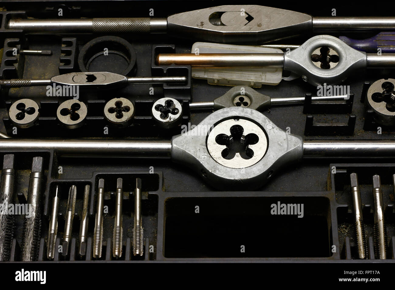 Screw taps - hand tools Stock Photo - Alamy