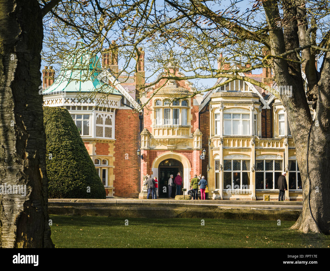 Mansion at Bletchley Park, England Stock Photo - Alamy