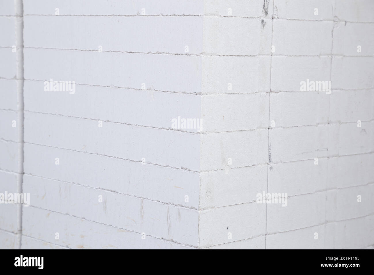 White concrete block wall hi-res stock photography and images - Alamy