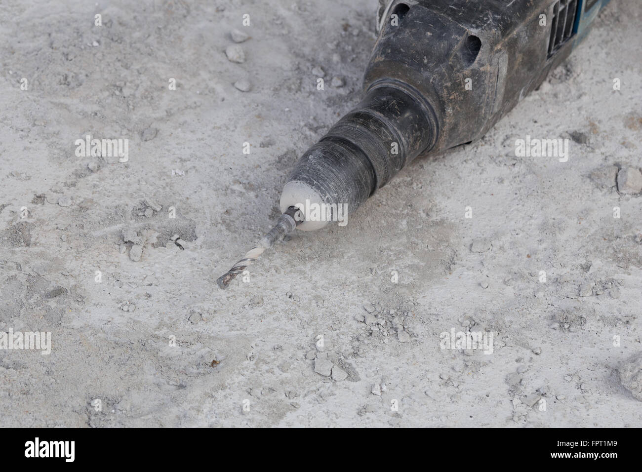 close up of drill at construction site Stock Photo - Alamy