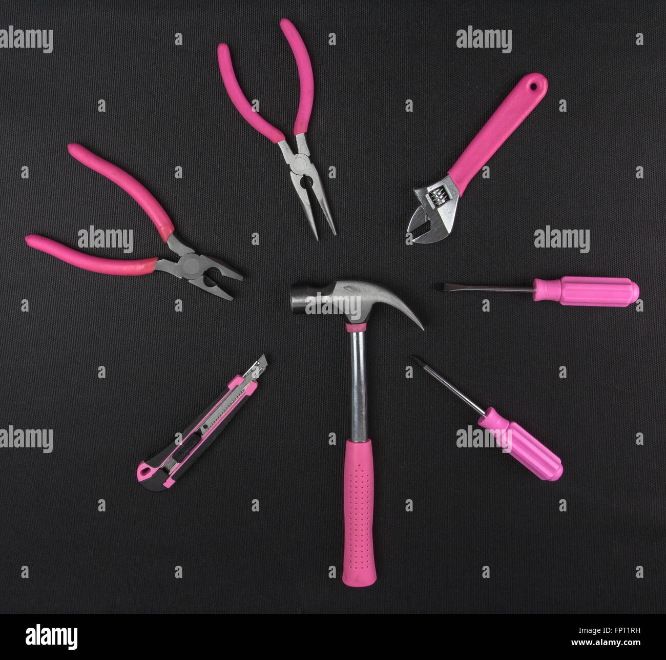 Carpentry construction tools collage background hi-res stock ...