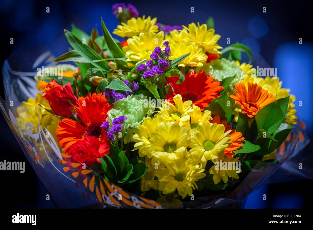 Bouquet of mixed flowers Stock Photo - Alamy