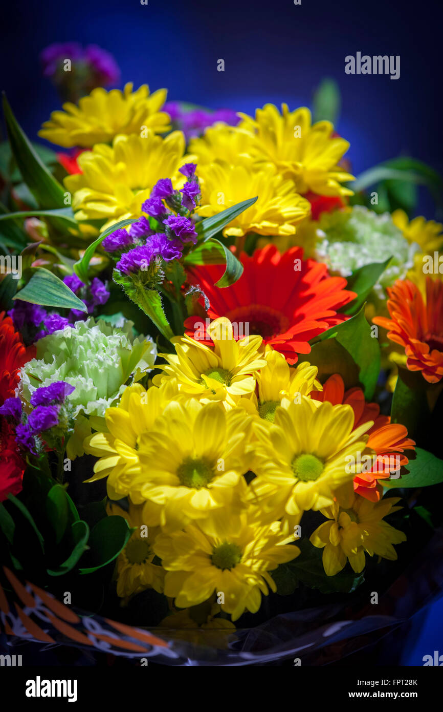 Bouquet of mixed flowers Stock Photo - Alamy