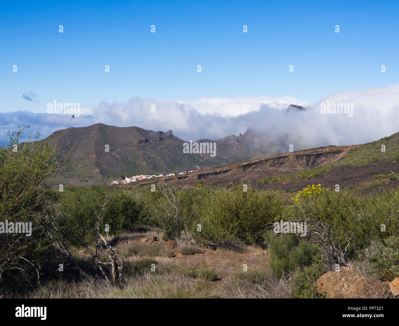 Volcanic activity in santiago hi-res stock photography and images - Alamy