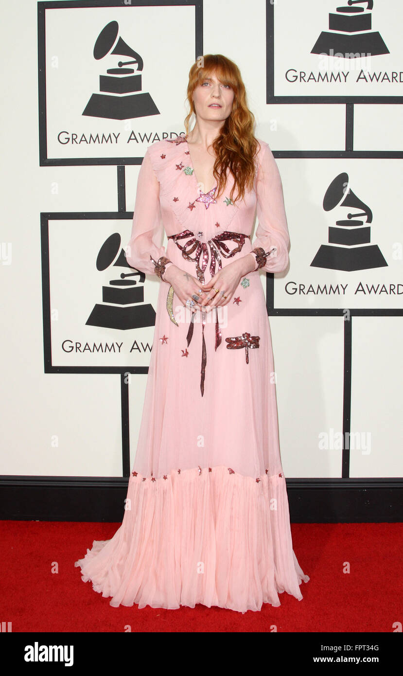 58th Annual GRAMMY Awards 2016 - Arrivals held at the Staples Center ...