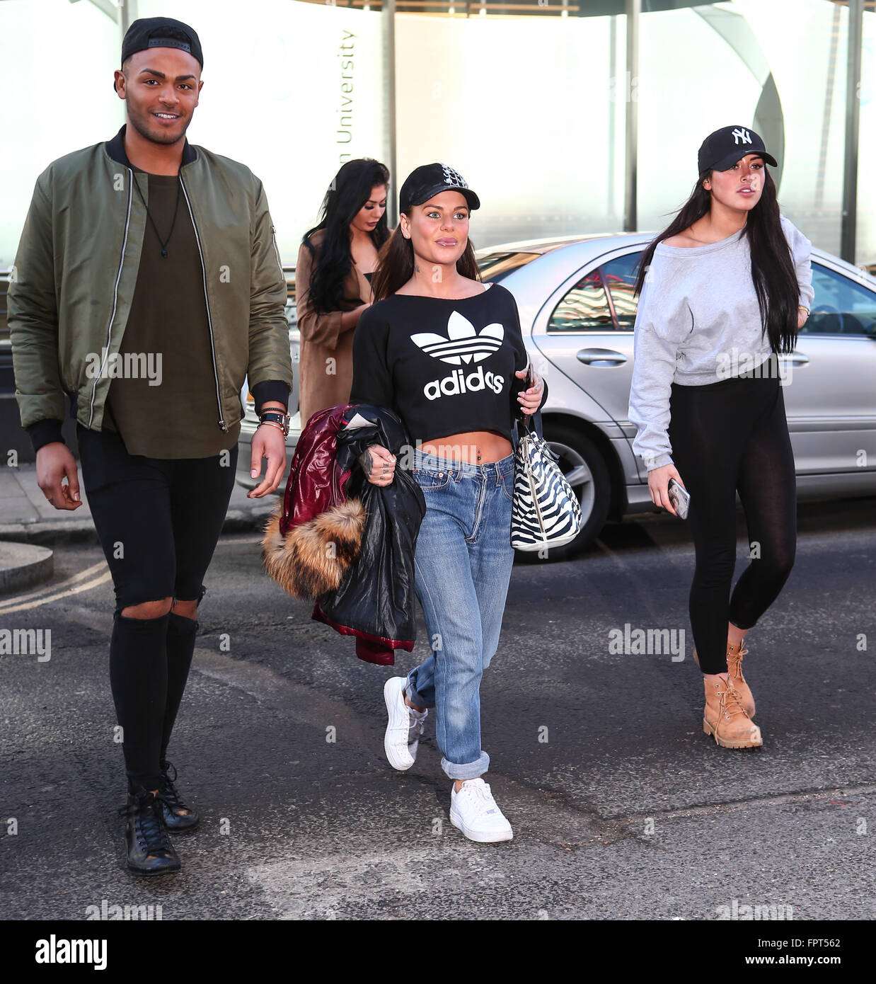 The cast of MTV's 'Geordie Shore' arrive at MTV Headquarters in Camden ...