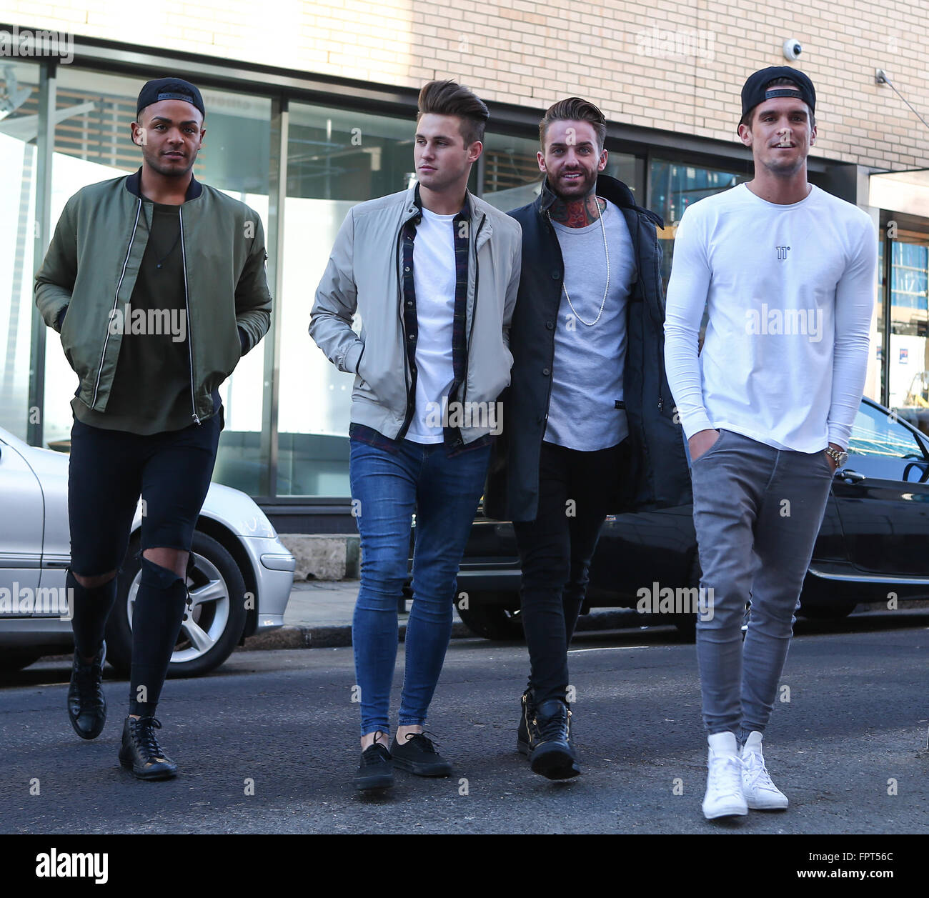 The cast of MTV's 'Geordie Shore' arrive at MTV Headquarters in Camden ...