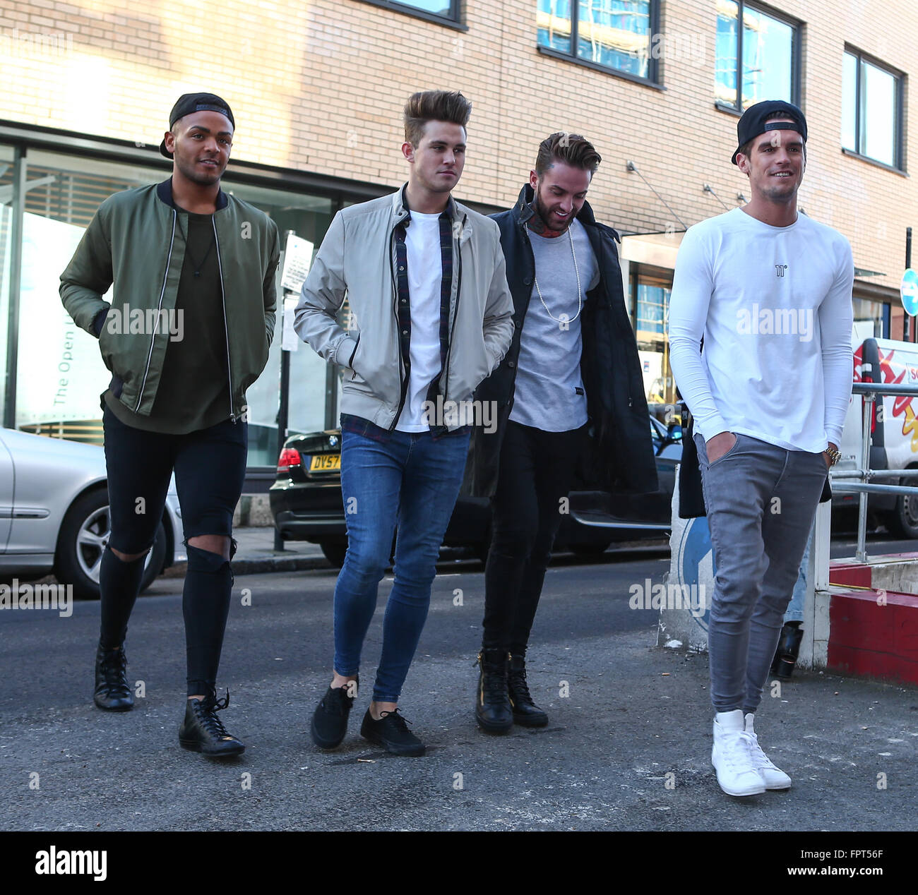 The cast of MTV's 'Geordie Shore' arrive at MTV Headquarters in Camden ...