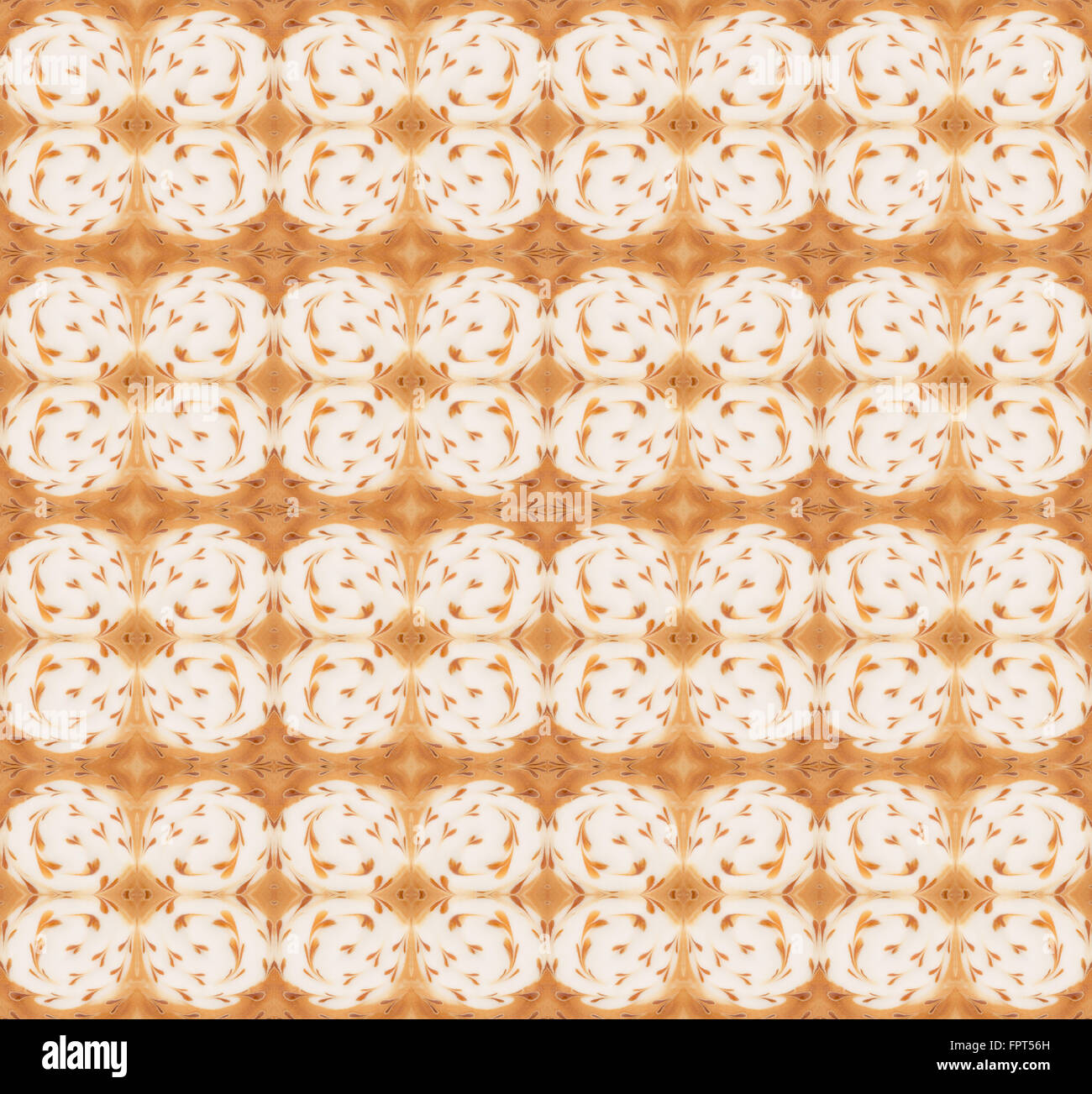 Seamless pattern with latte art coffee Stock Photo - Alamy