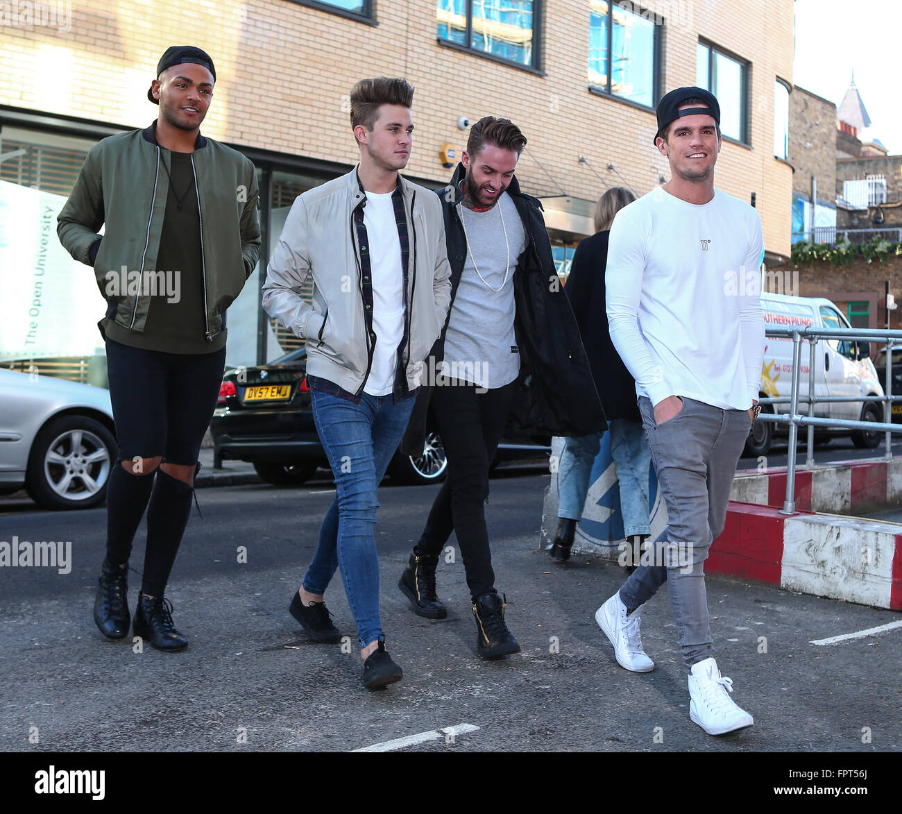 The cast of MTV's 'Geordie Shore' arrive at MTV Headquarters in Camden ...