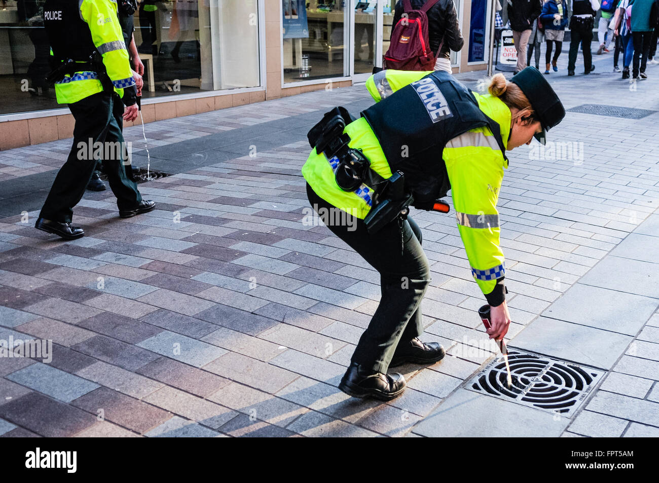 Police confiscate alcohol hi-res stock photography and images - Alamy