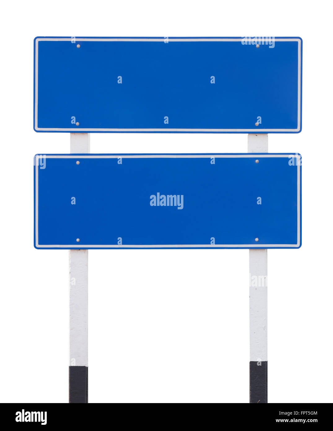 Blank road signs isolated hi-res stock photography and images - Alamy