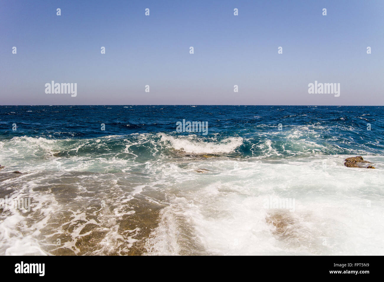Sunny seascape perfect bay beach hi-res stock photography and images ...