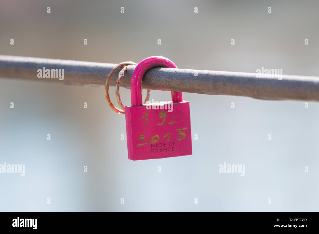 Pink lock hi-res stock photography and images - Alamy