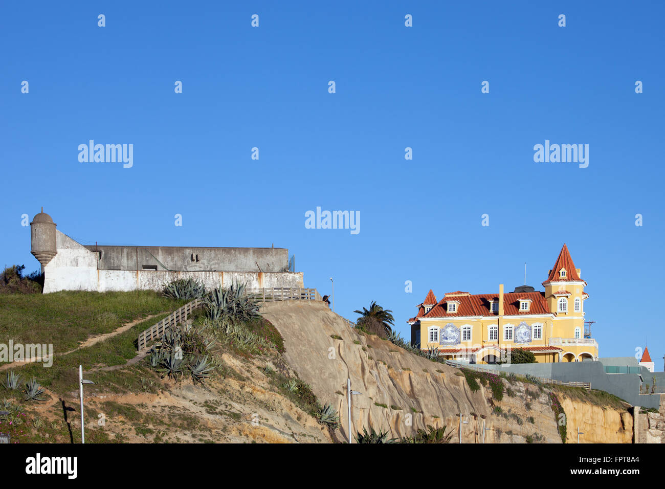Fort of Saint Peter (Forte de Sao Pedro) from 17th century and mansion ...