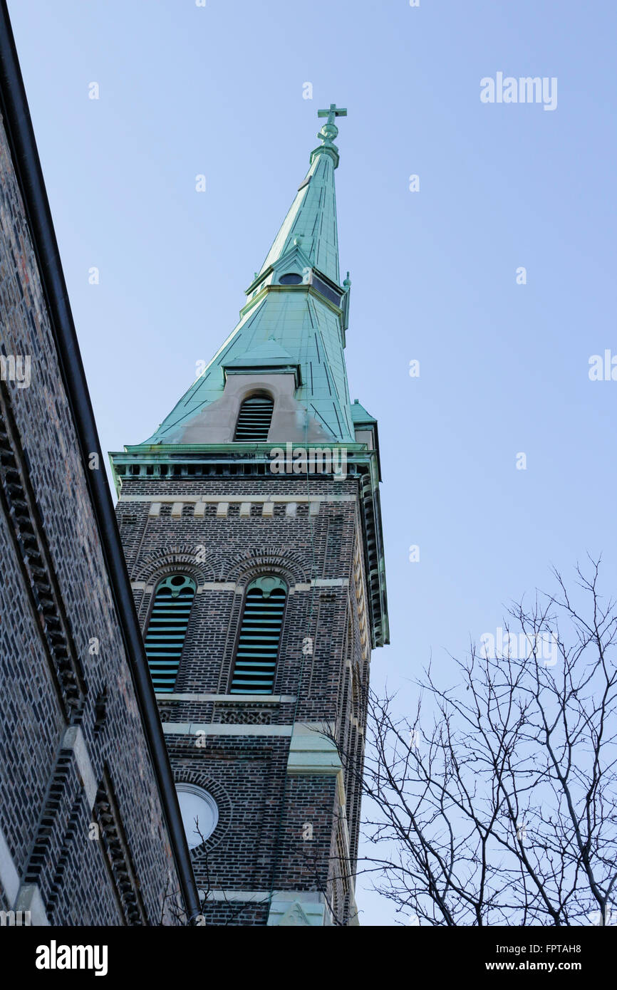 St. Procopius Church bell tower. Pilsen neighborhood, Chicago, Illinois ...