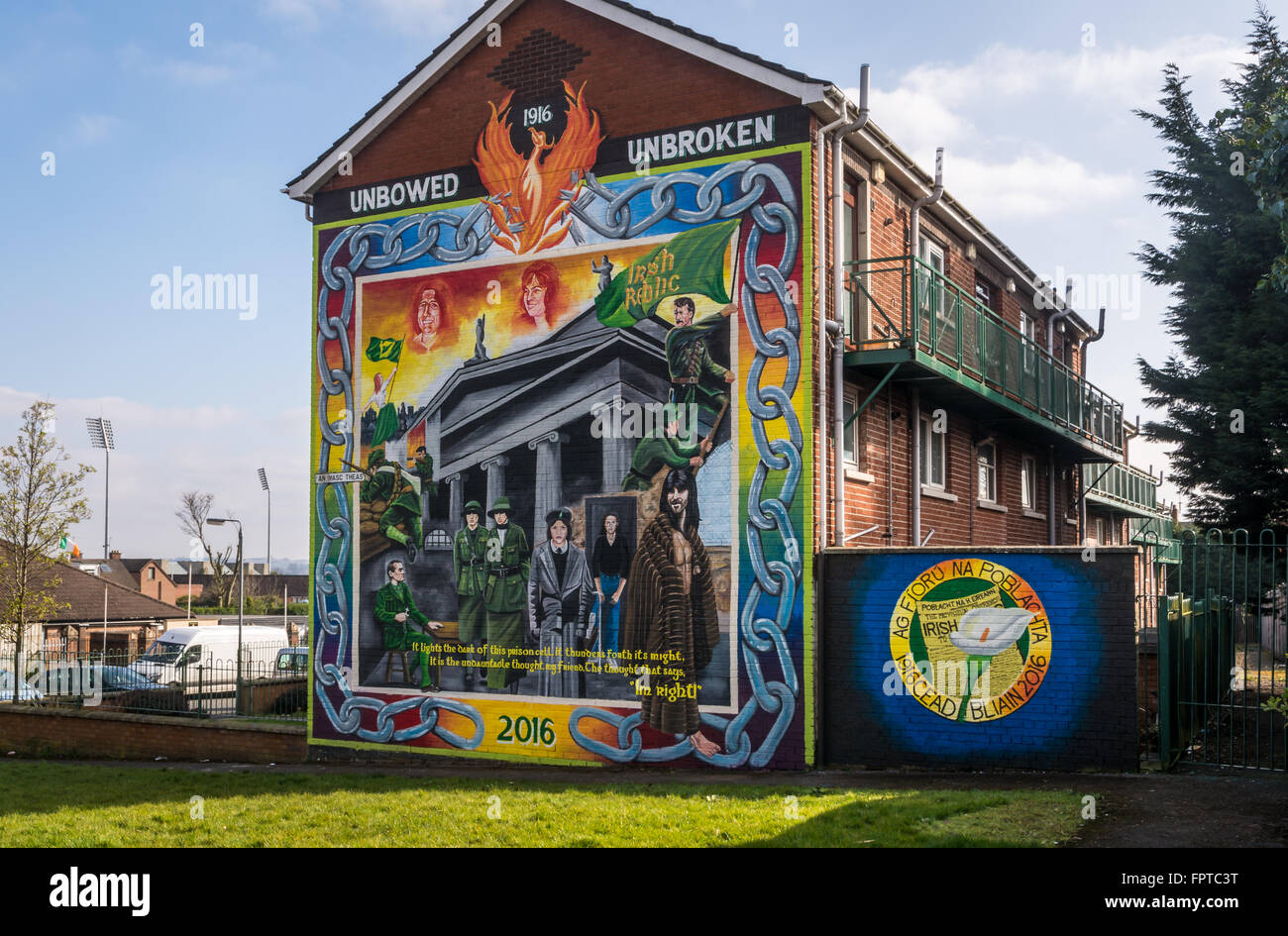 New 1916 Easter Rising Centenary mural commemorating 100 years in West ...