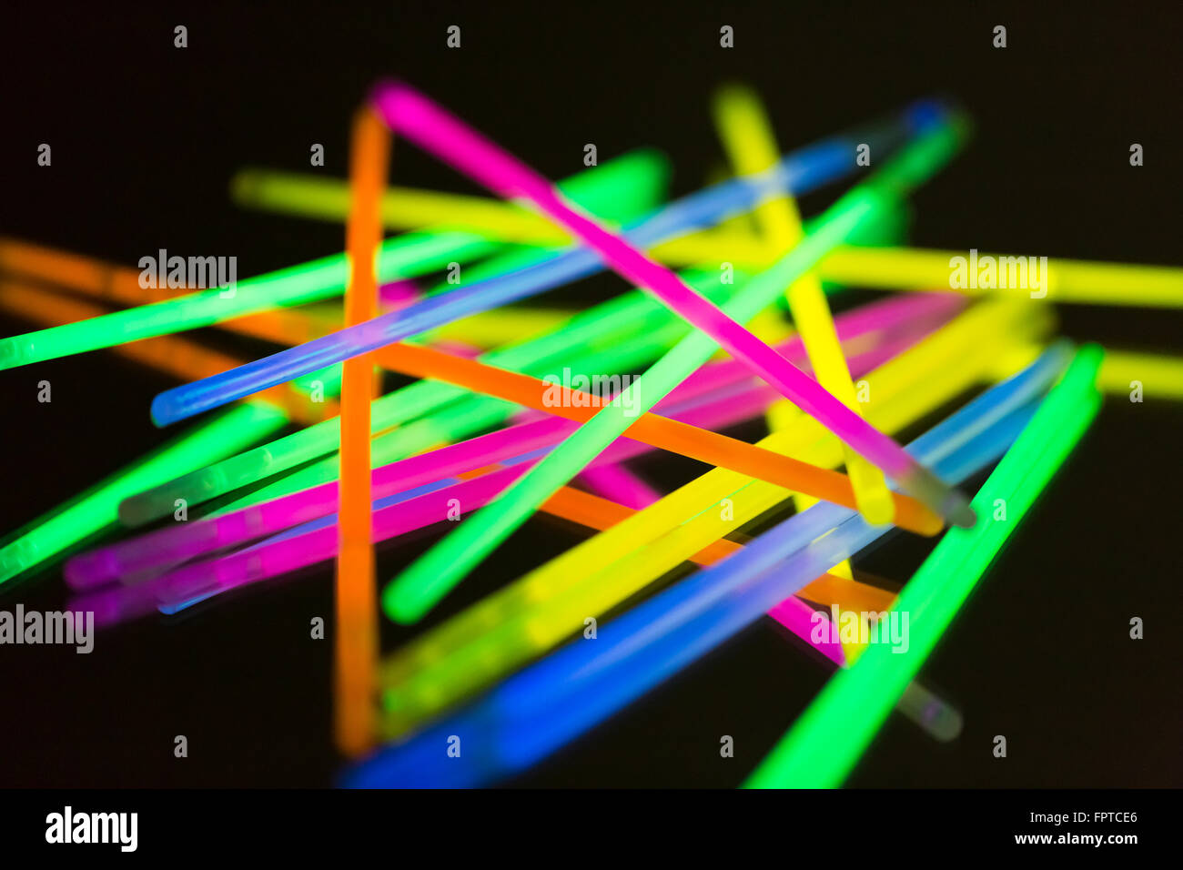 colored lights fluorescent neon Stock Photo - Alamy