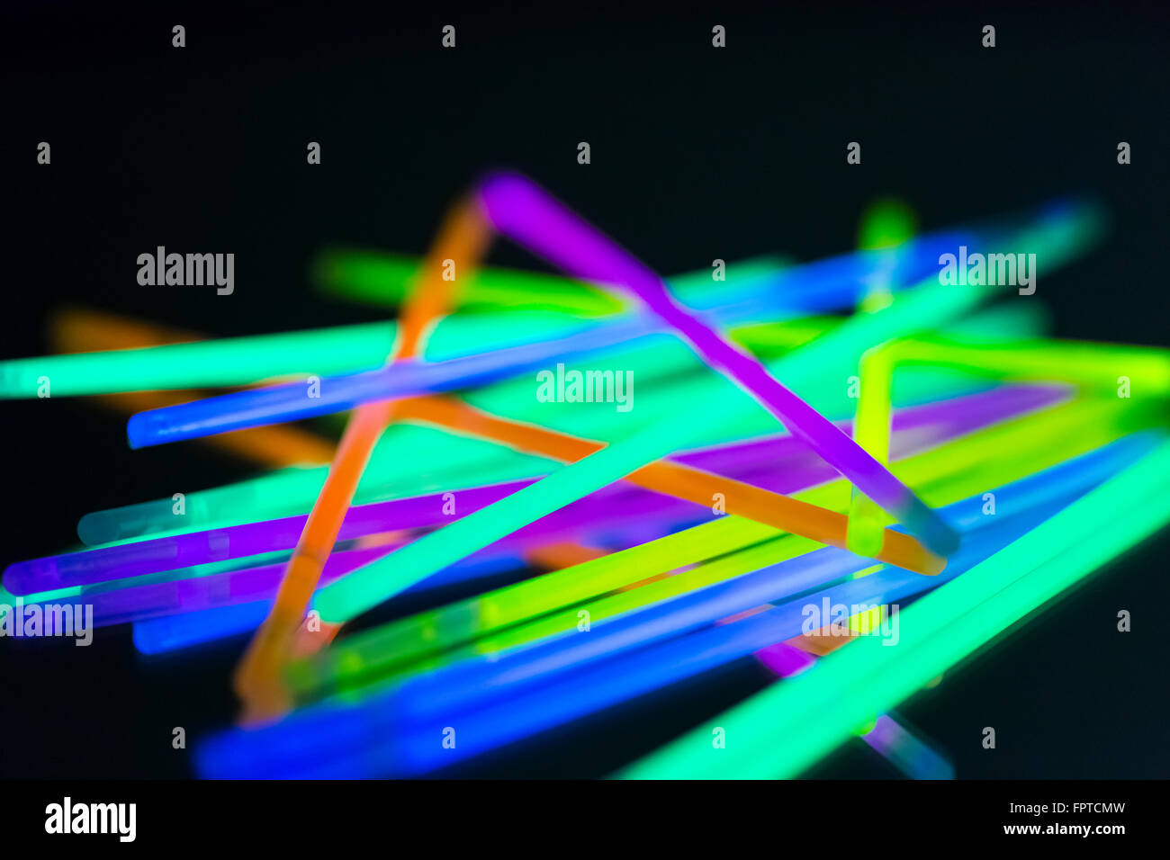 colored lights fluorescent neon Stock Photo - Alamy