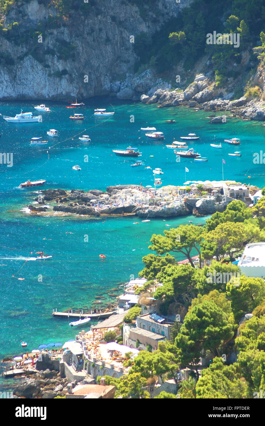 Marina piccola beach capri hi-res stock photography and images - Alamy
