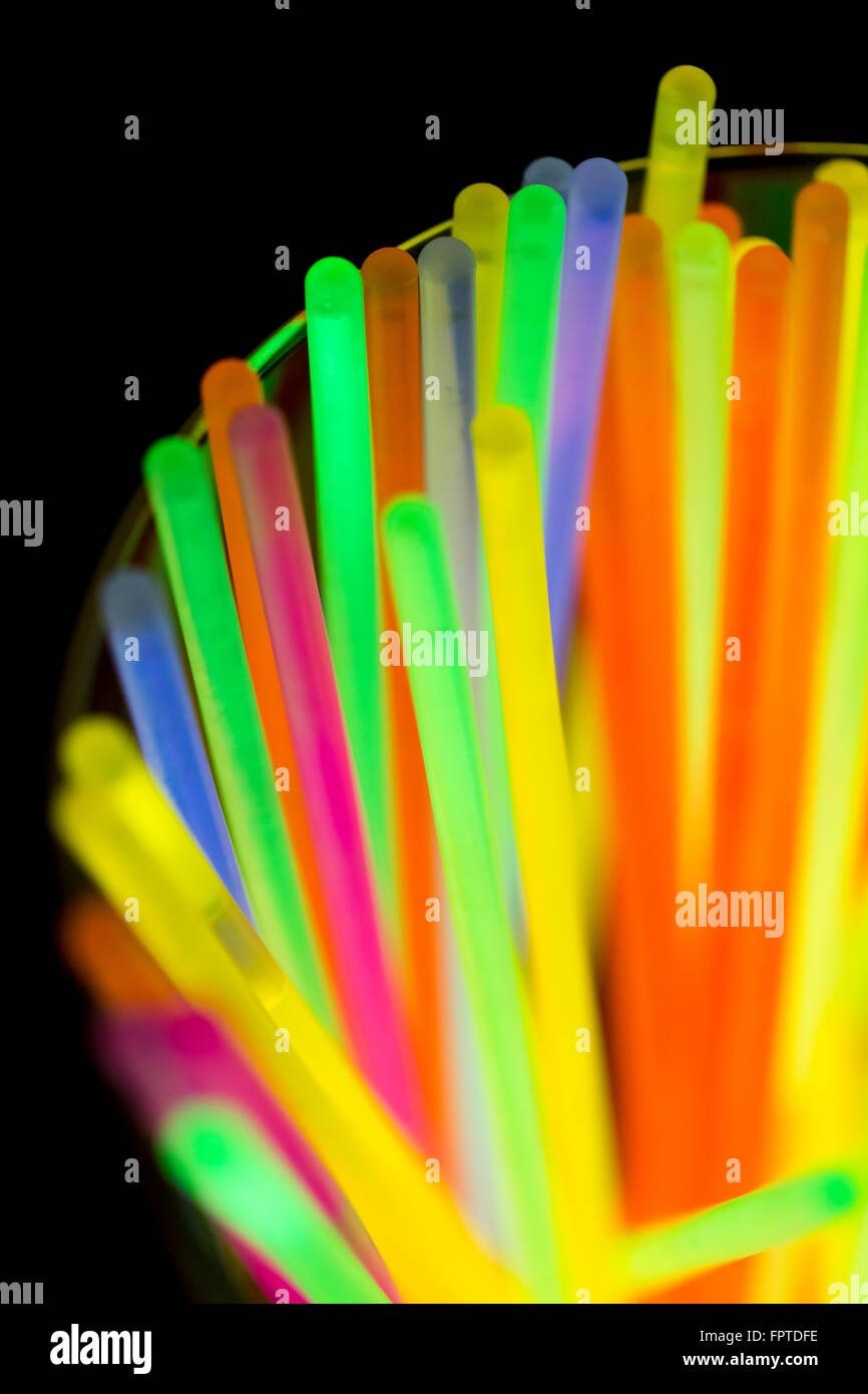 colored lights fluorescent neon Stock Photo - Alamy