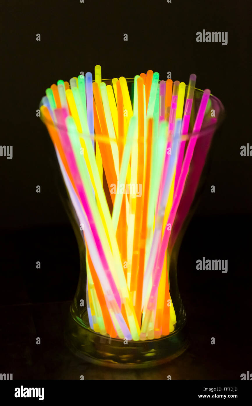 colored lights fluorescent neon Stock Photo - Alamy