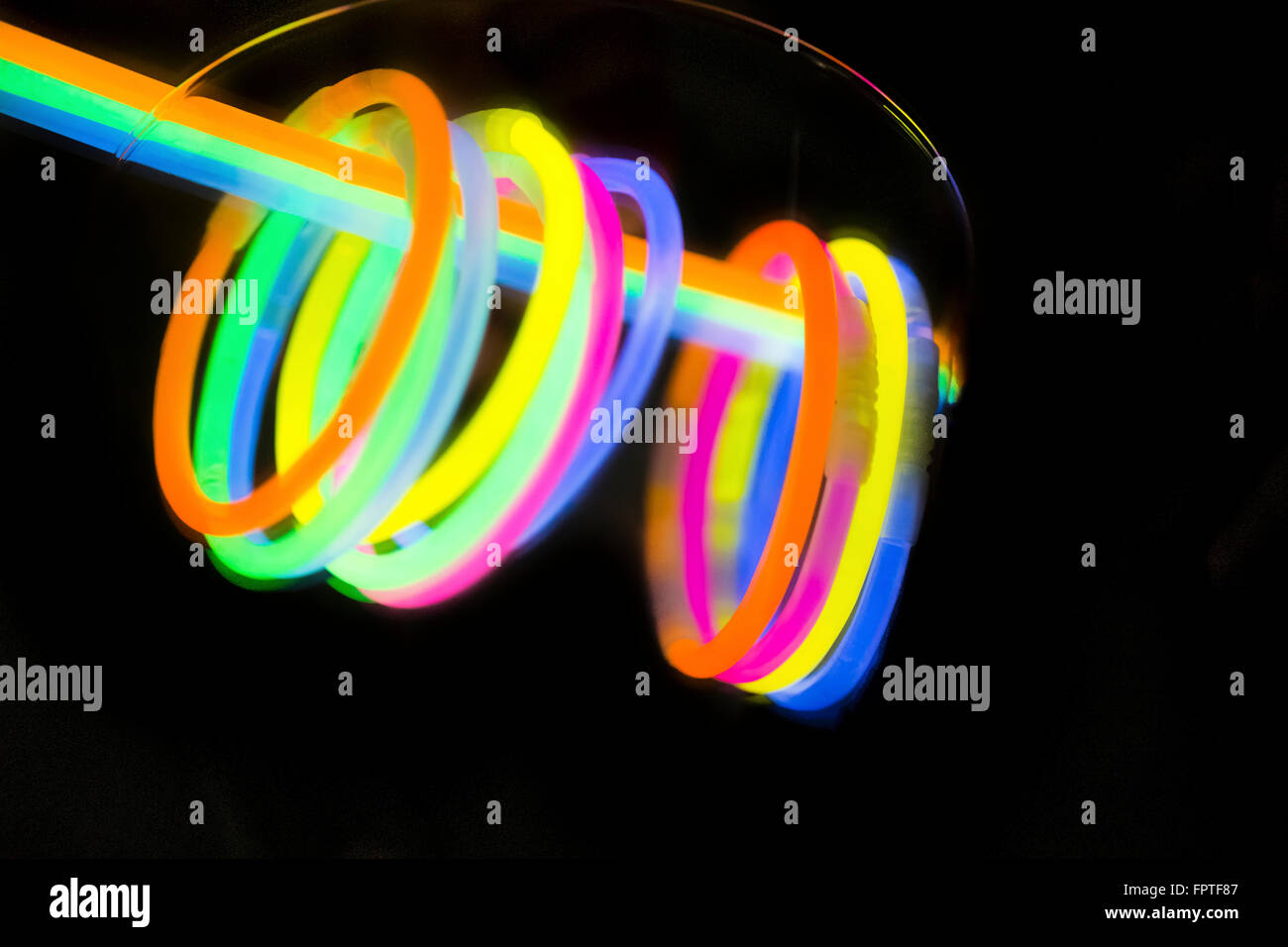 colored lights fluorescent neon Stock Photo - Alamy