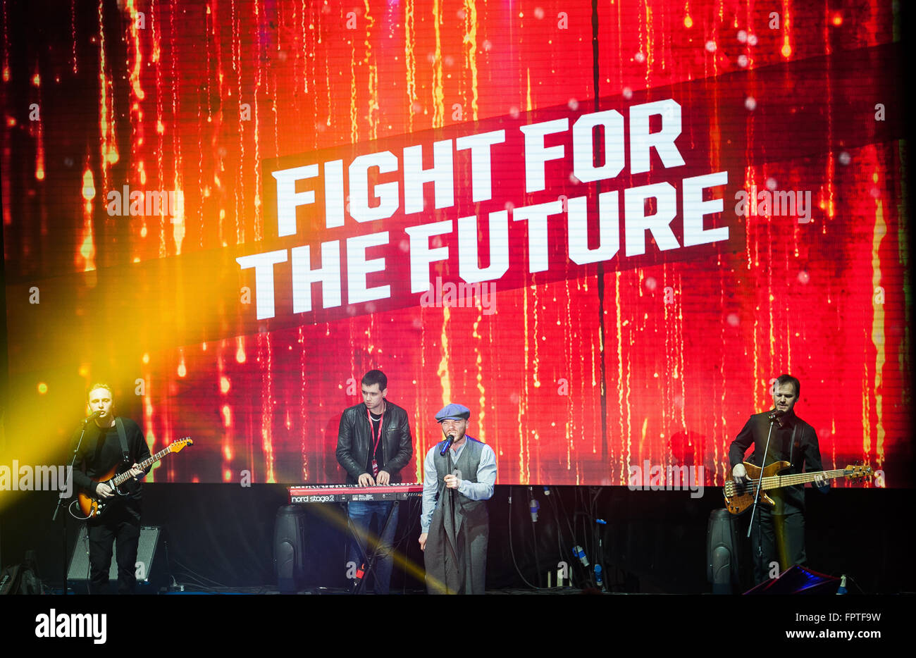 MOSCOW - 18 MARCH, 2016 : Professional boxing show Fight For The Future ...