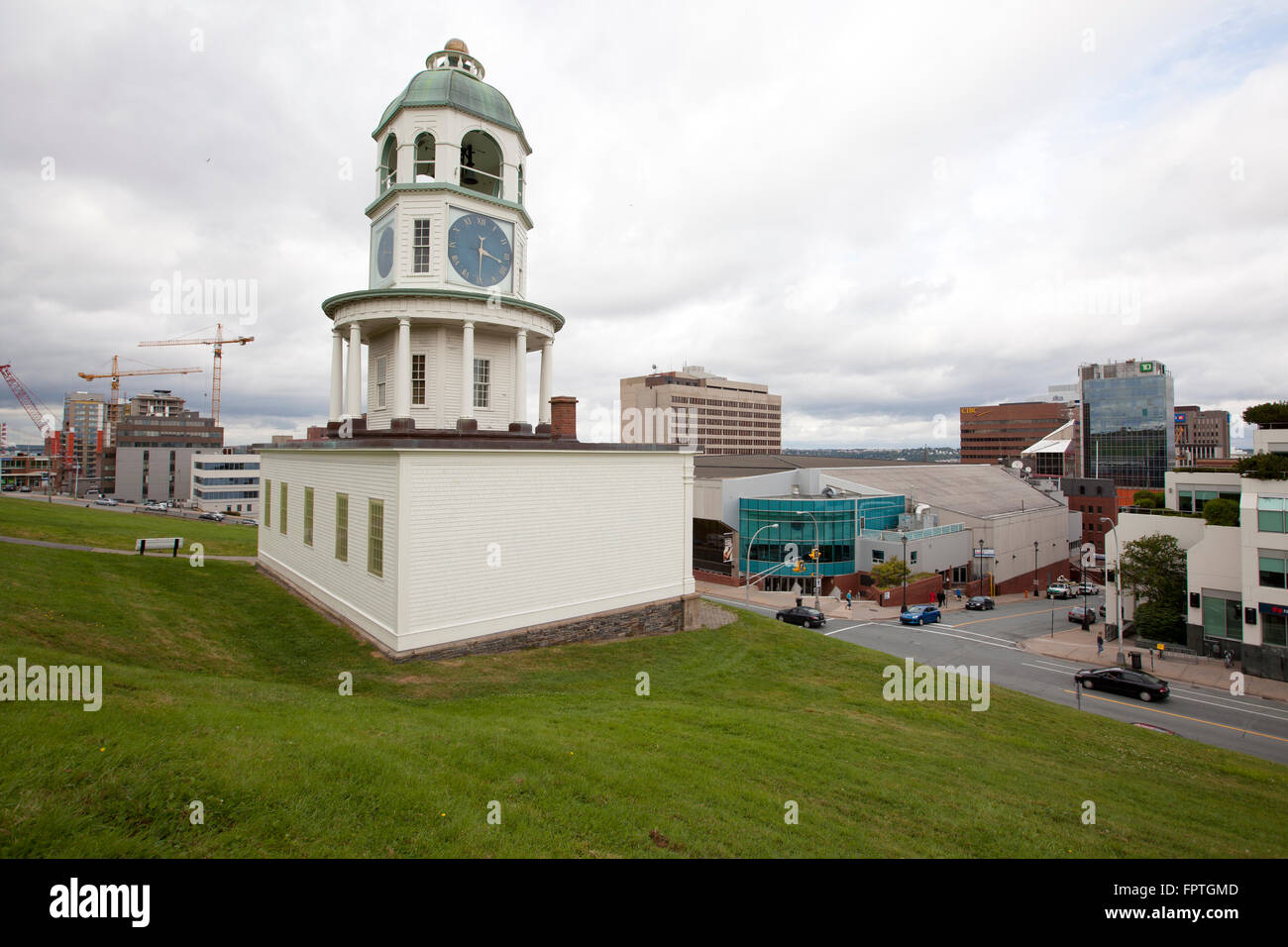 Halifax town clock hi-res stock photography and images - Alamy