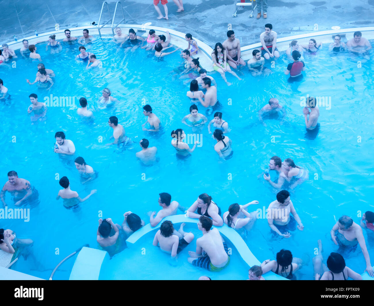 Banff national park canada hot spring hi-res stock photography and ...