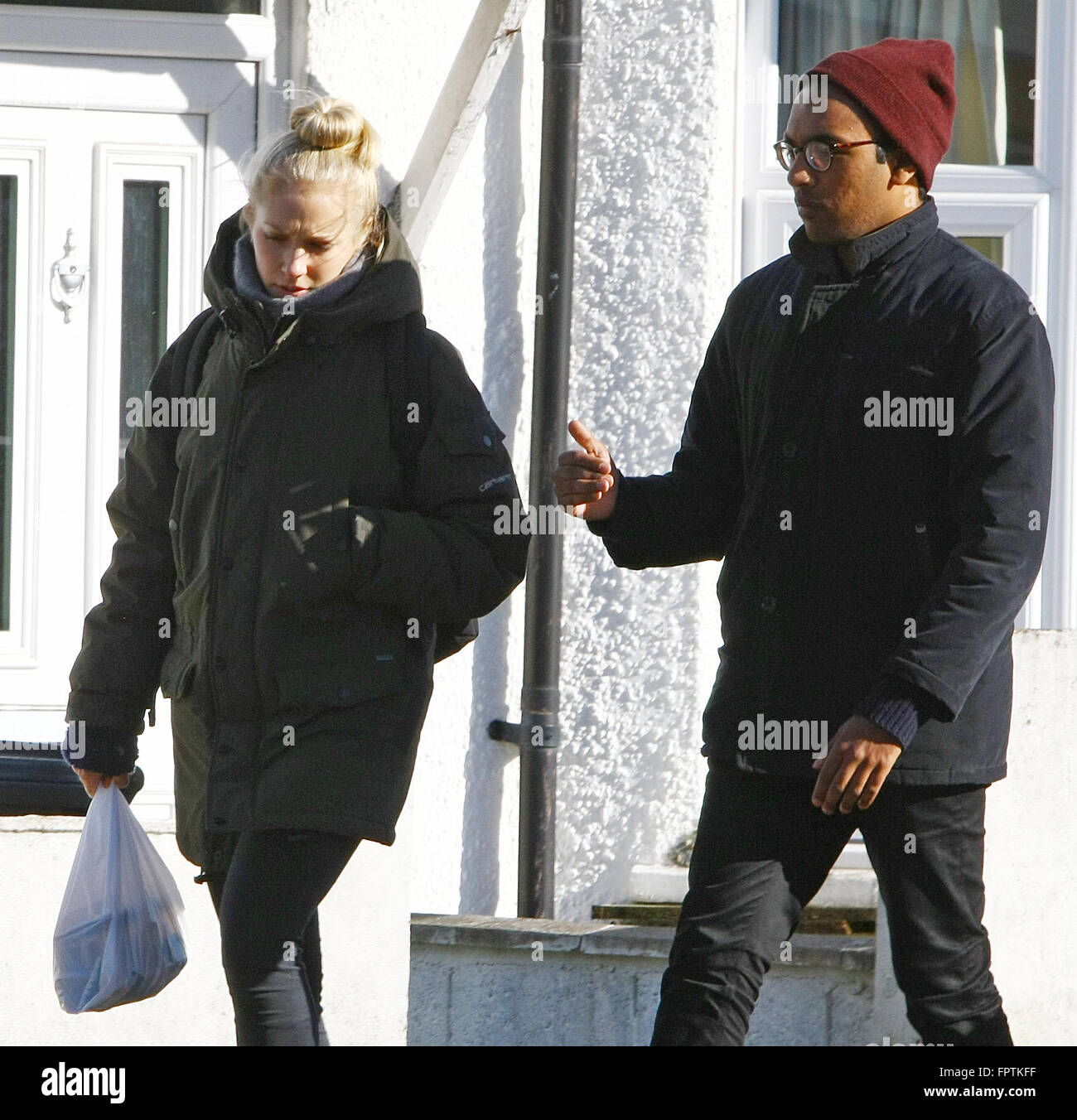 The cast of 'Eastenders' are seen outside Elstree Studios in ...